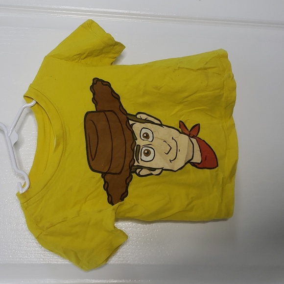 Disney | Shirts & Tops | 52 Woody Toy Story Yellow Shirt Size 3t Disney ...